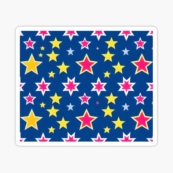 "Star Polygon Pattern Multicolored" Sticker for Sale by ShogunOfArts ...