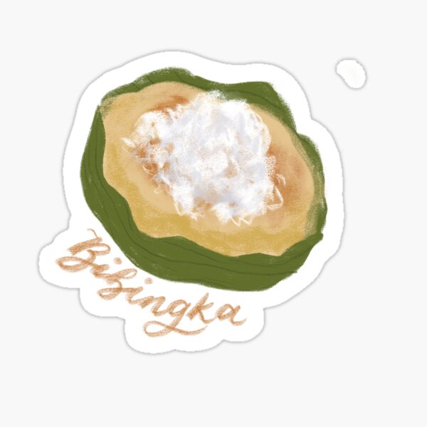 "Bibingka" Sticker for Sale by rhebroman | Redbubble