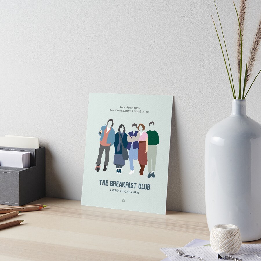 "The Breakfast Club" Art Board Print by SITM | Redbubble