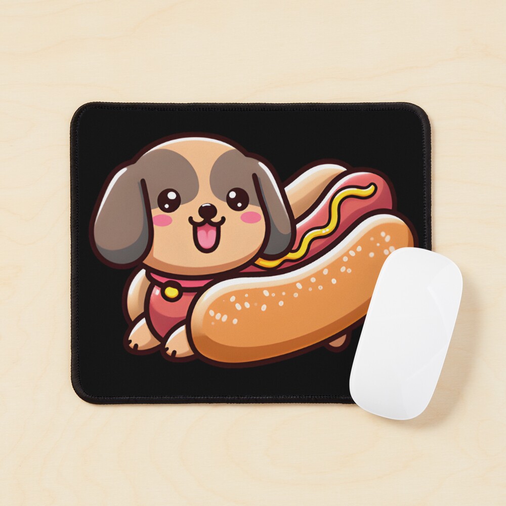 "Hotdog Dog Cute" Sticker for Sale by Delidream | Redbubble