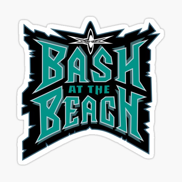 "Bash at the Beach" Sticker for Sale by IrishWhipMedia | Redbubble