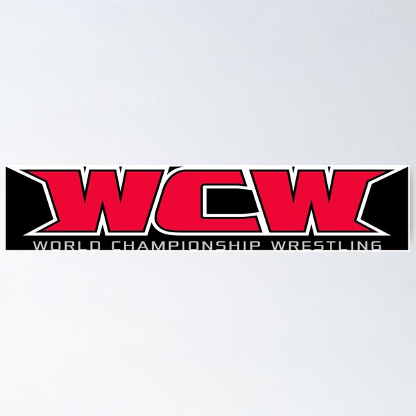 "WCW magazine logo" Poster for Sale by IrishWhipMedia | Redbubble