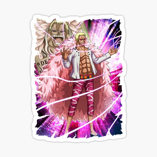 "donquixote doflamingo anime" Sticker for Sale by soestradavaug | Redbubble