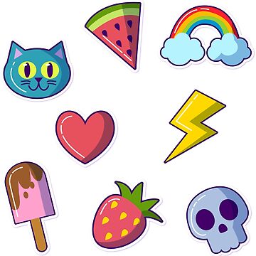 "Cute Sticker Pack" Sticker for Sale by LandOfThieves | Redbubble