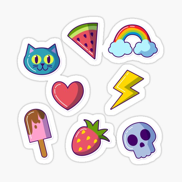 "Cute Sticker Pack" Sticker for Sale by LandOfThieves | Redbubble