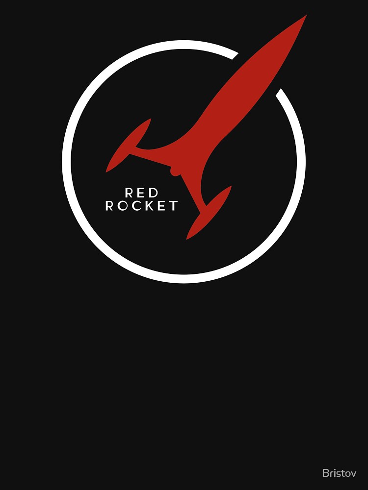 "Red Rocket" T-shirt for Sale by Bristov | Redbubble | red rocket t ...