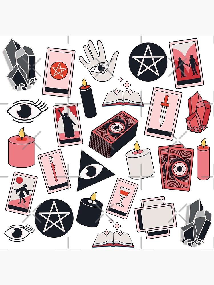 "Tarot Cards and Icons" Photographic Print by MineEyes | Redbubble