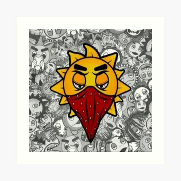 "Glo Gang Savage" Art Print by mostlitmerch | Redbubble