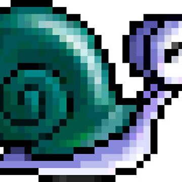 "Green Snail Maplestory Facing Right" Sticker for Sale by Kelly Meehan ...