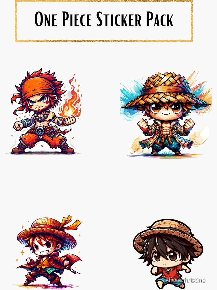 "Anime Character Sticker Pack" Sticker for Sale by alissachristine ...