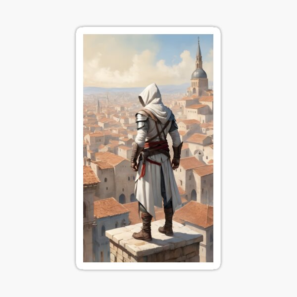 "assassins creed" Sticker for Sale by hamzamah | Redbubble