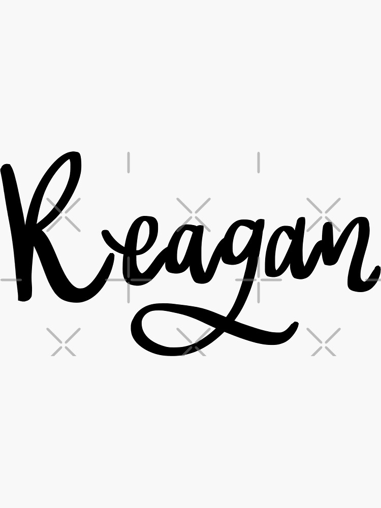 "Reagan" Sticker for Sale by ellietography | Redbubble