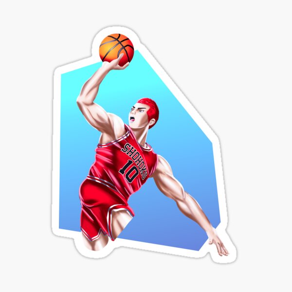 "bounce king Sakuragi" Sticker by Ftoro-draw | Redbubble