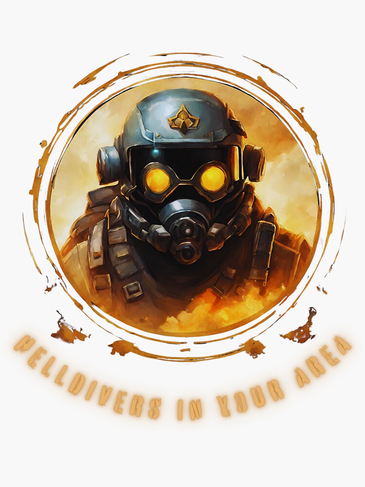 "Helldivers in your area gifts for gamers helldivers libertea " Sticker ...