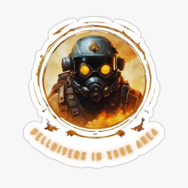 "Helldivers in your area gifts for gamers helldivers libertea " Sticker ...
