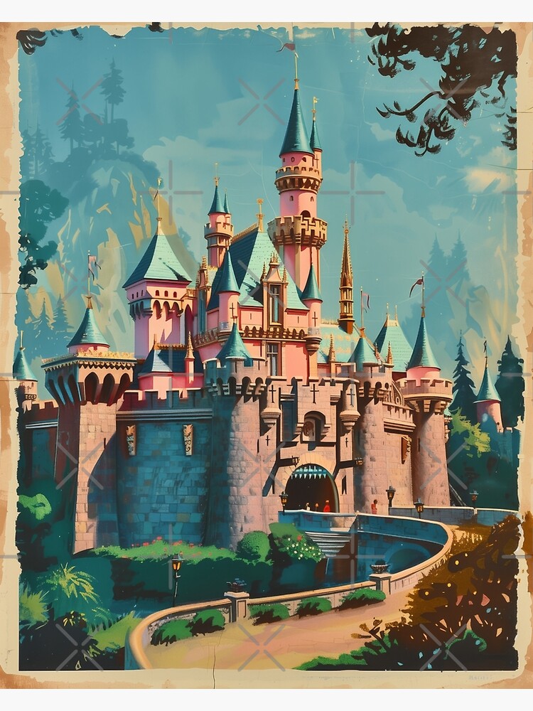 "Vintage Castle " Poster for Sale by lostinpixels | Redbubble