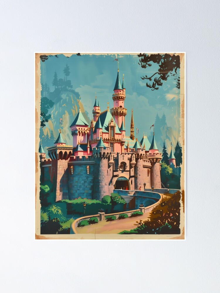 "Vintage Castle " Poster for Sale by lostinpixels | Redbubble