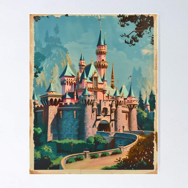 "Vintage Castle " Poster for Sale by lostinpixels | Redbubble