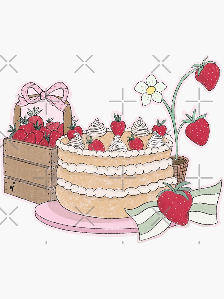 "Strawberry Shortcake | Strawberry Shortcake Series" Sticker for Sale ...
