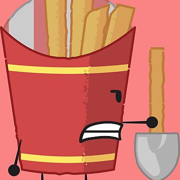 "BFDIA Fries" Sticker for Sale by Pixiefunpup | Redbubble
