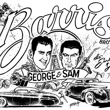 "George and Sam Barris The Early Years" Sticker for Sale by Barris ...