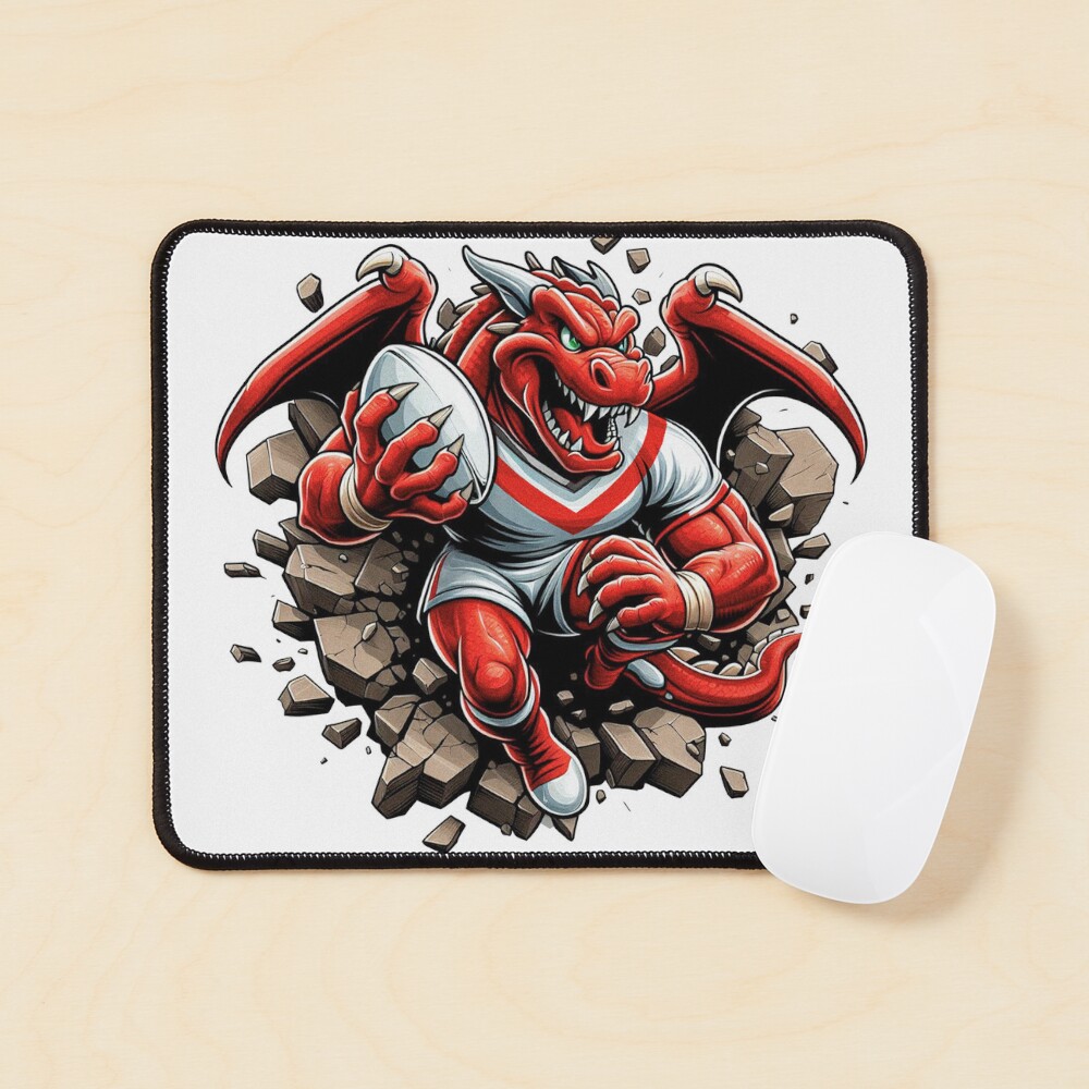 "St George Illawarra Dragons Smash Through" Sticker for Sale by ...