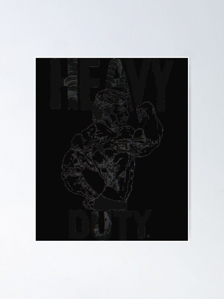 "Mike Mentzer Heavy Duty Logo " Poster for Sale by Joshuatrunk | Redbubble