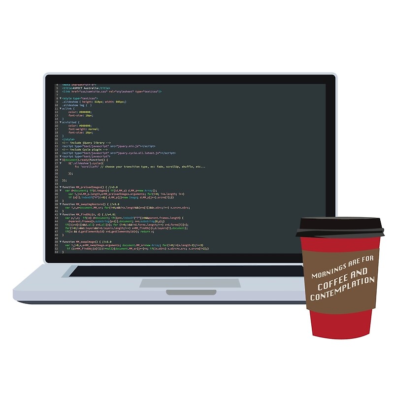 "Coding and Coffee" by AWD Studios | Redbubble