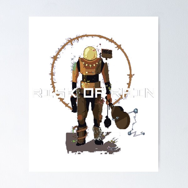 "Risk Of Rain 2, Ror 2, Ror, Rain, Risk, Game, Huntress " Poster for ...