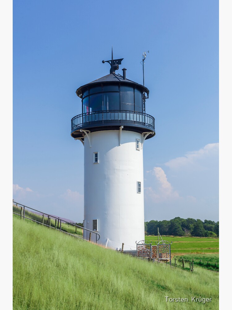 "Dicke Berta lighthouse, Altenbruch, North Sea spa town of Cuxhaven ...