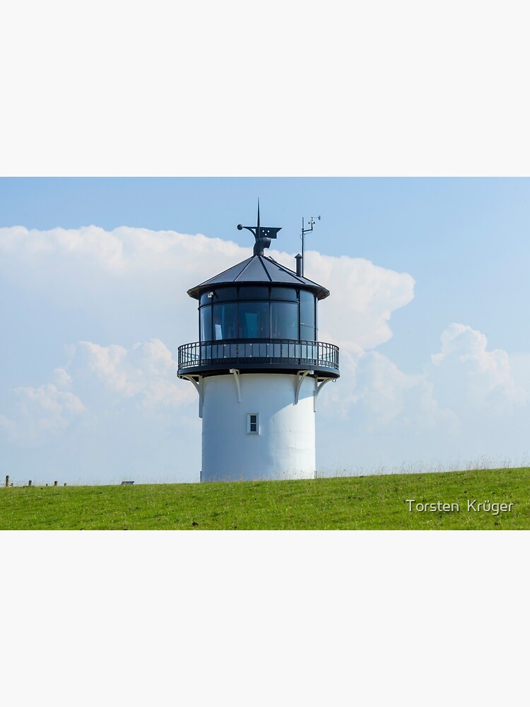 "Dicke Berta lighthouse, Altenbruch, North Sea spa town of Cuxhaven ...