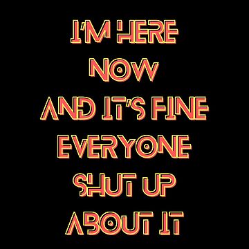 "The Murderbot Diaries Quote - SecUnit (Murderbot) - Shut Up (black ...