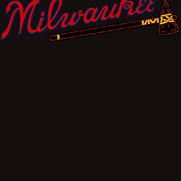 "Milwaukee Braves Logo" Sticker for Sale by AshleyNGiniel6 | Redbubble