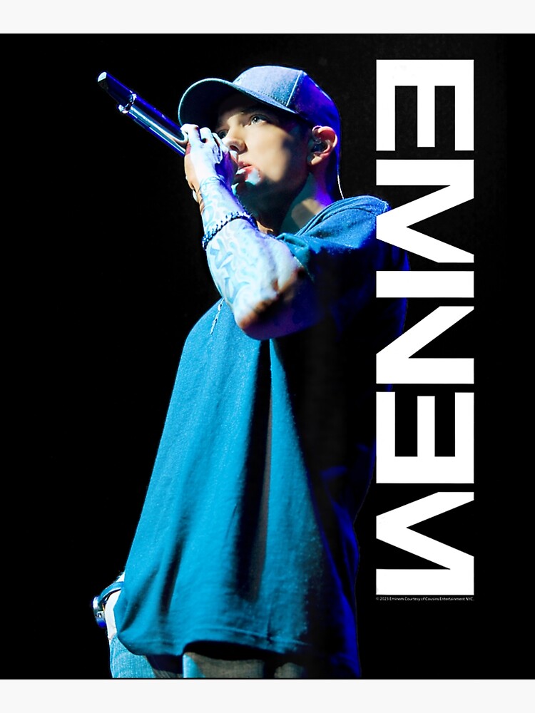 "Eminem Mic Pose " Poster for Sale by torensha | Redbubble
