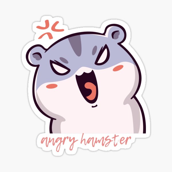 "hamster meme" Sticker for Sale by Natalia944 | Redbubble
