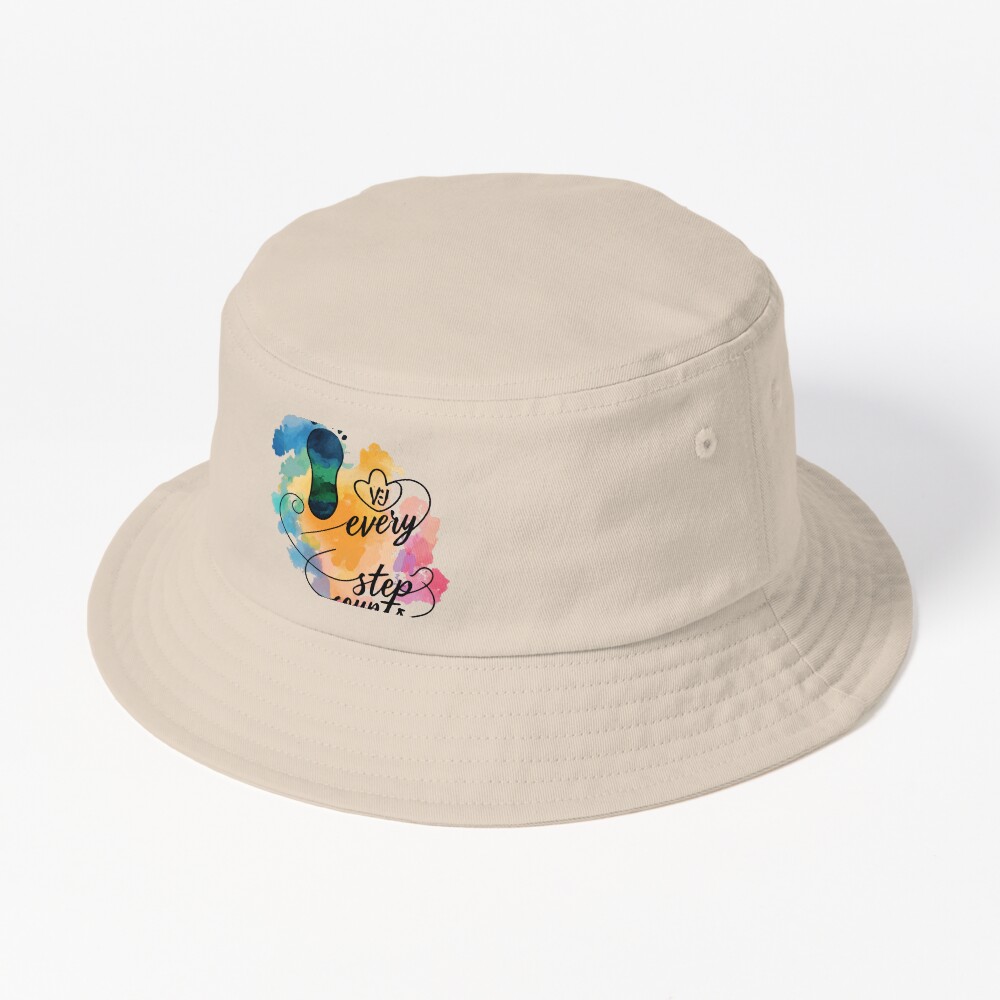 "Watercolor Footprint & Heartbeat - Every Step Counts" Sticker for Sale ...