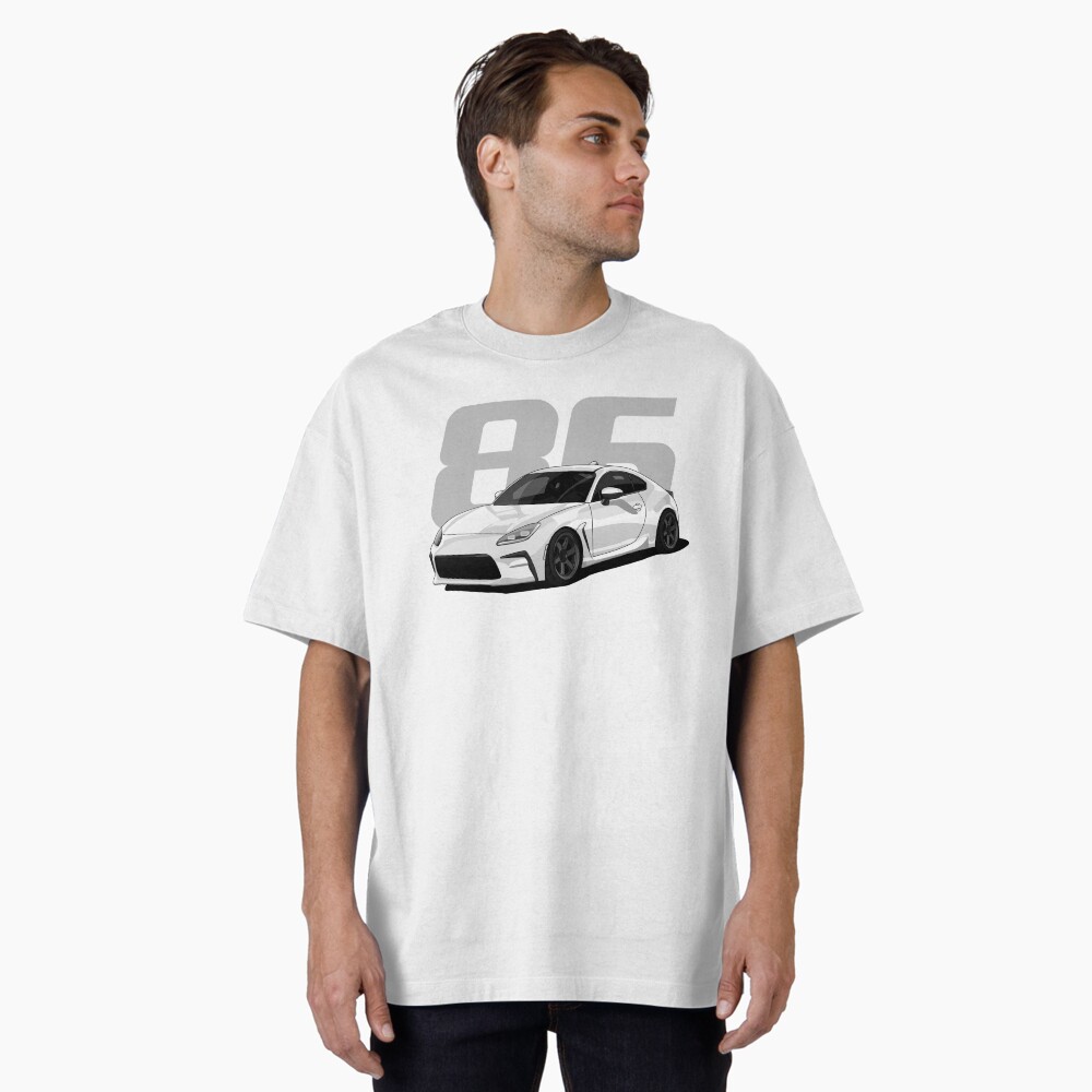 "White Toyota GR86" Sticker by samsgarage | Redbubble