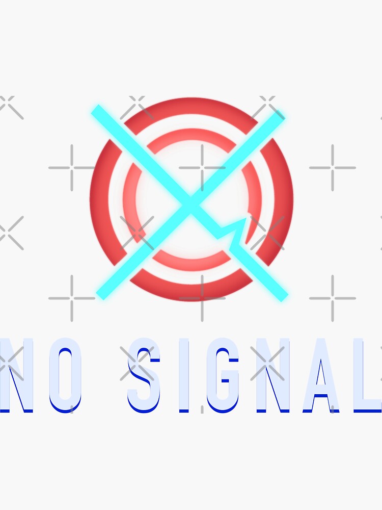 "Hazbin Hotel: Vox’s Error Screen No Signal" Sticker for Sale by ...