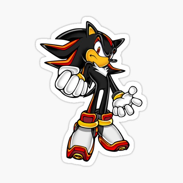 "Shadow Sonic" Sticker for Sale by Skel-Draws | Redbubble