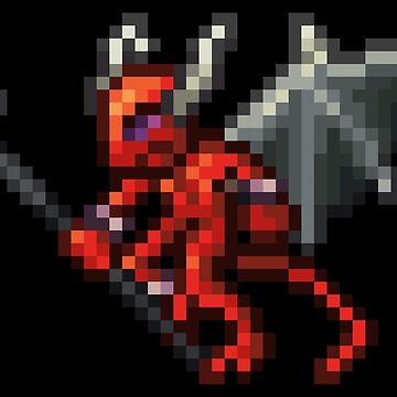 "Terraria Red Devil" Sticker for Sale by disposalist | Redbubble