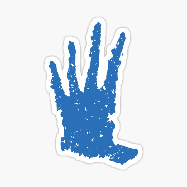 "Handprint" Sticker for Sale by Sundevourer | Redbubble