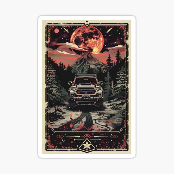 "Toyota Tacoma - Japanese Style" Sticker by ChelaDesigns | Redbubble