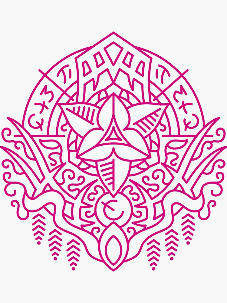 "Born of Night – Allied Race Crest (color)" Sticker by dcmjs | Redbubble