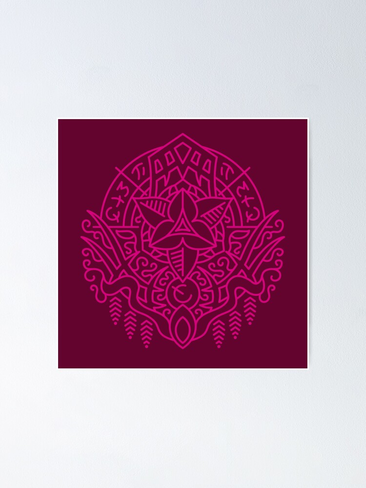 "Born of Night – Allied Race Crest (color)" Poster by dcmjs | Redbubble