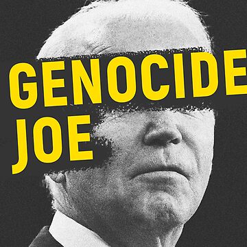 "Genocide Joe" Sticker for Sale by AnassBachar | Redbubble