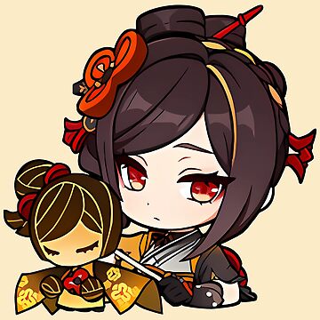 "Chiori | Genshin Impact" Sticker for Sale by Verthalies | Redbubble