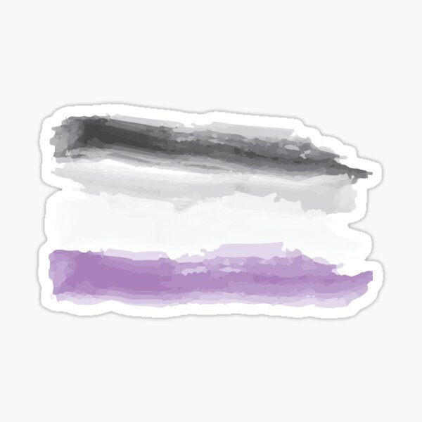 "Ace Pride (plain)" Sticker by PaigeBrowne | Redbubble