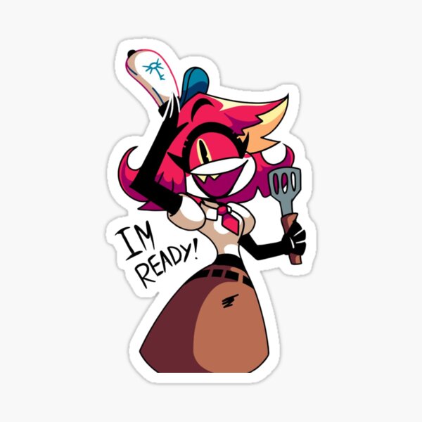 "Niffty Hazbin Hotel Sticker" Sticker for Sale by WartortleFr3ak ...
