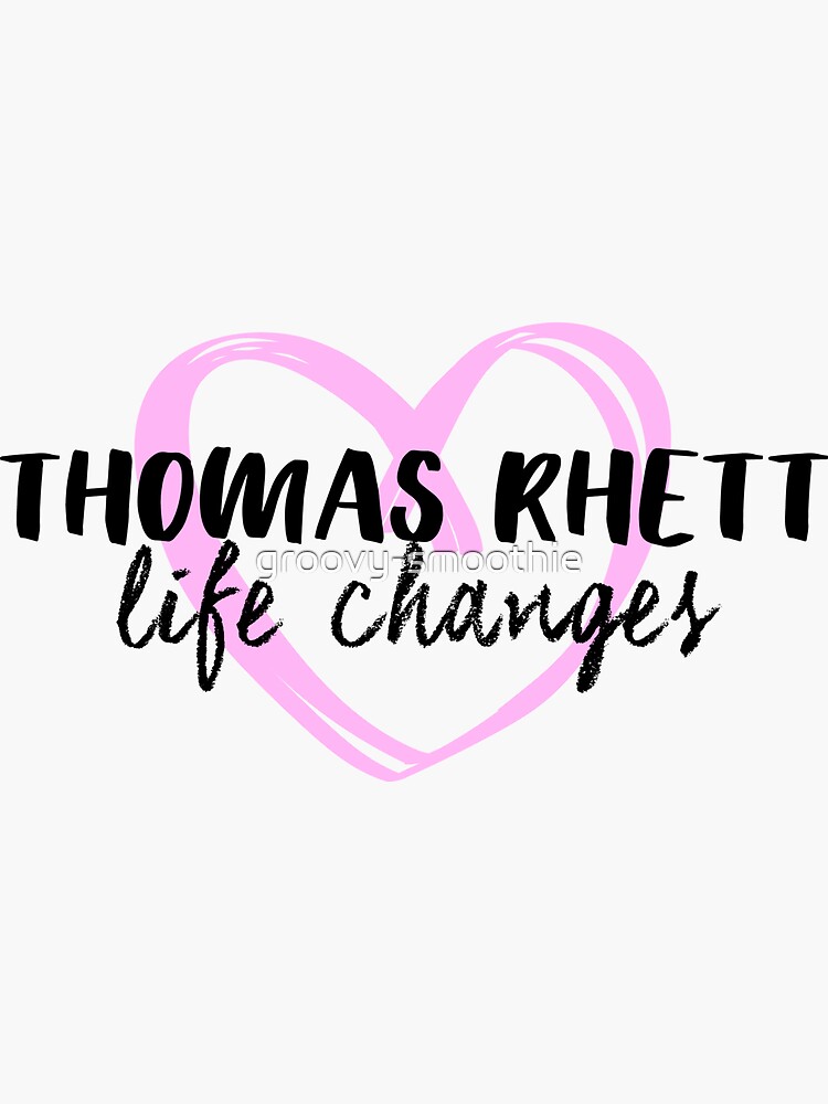 "thomas rhett life changes" Sticker by groovy-smoothie | Redbubble