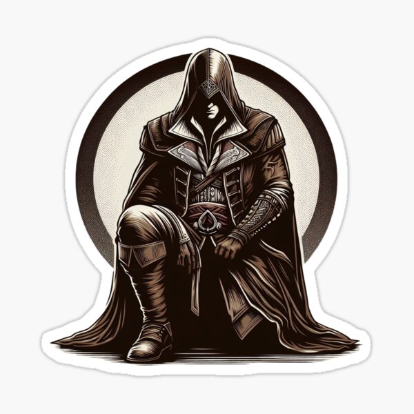 "assassin" Sticker for Sale by HipsterAnimals | Redbubble